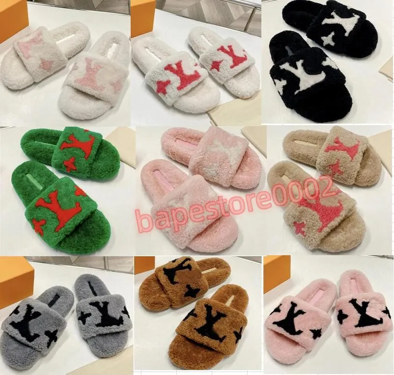 Warm Woolen Designer Slippers: Cozy Comfort Slides for Women - Shop Now ...