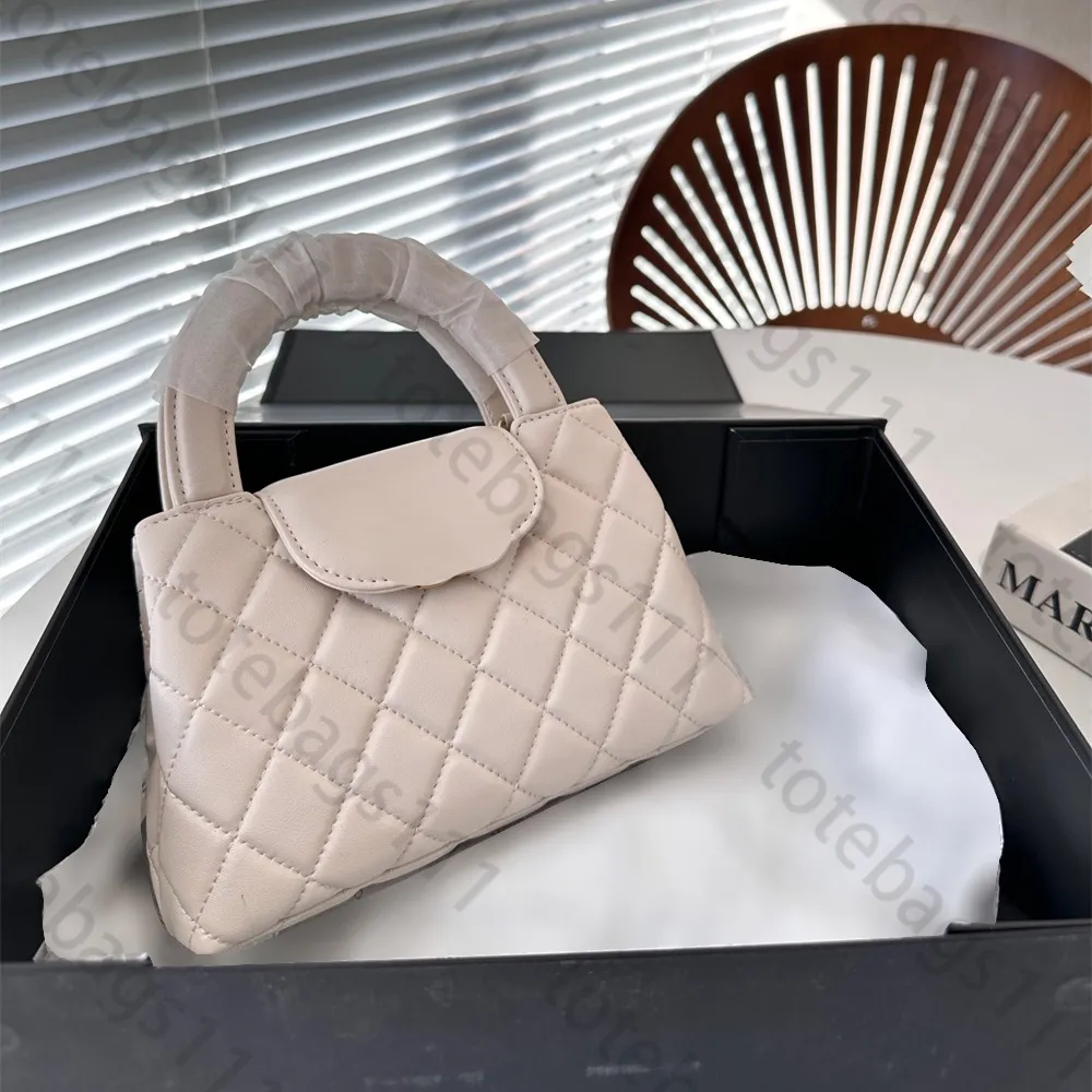Luxury Mini Crossbody Handbag For Women Floral Two Tone Canvas PU ...