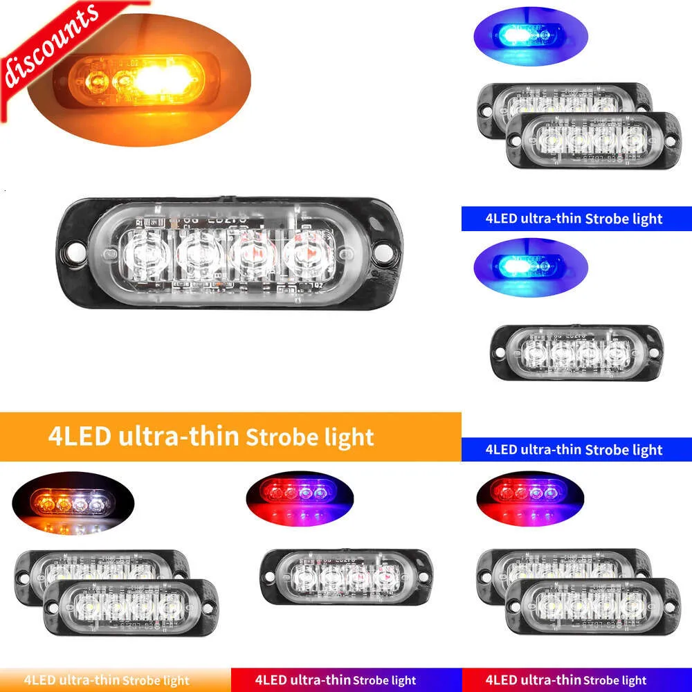 LED Car Strobe Warning Lights | Flashing Hazard Beacon For Emergencies ...