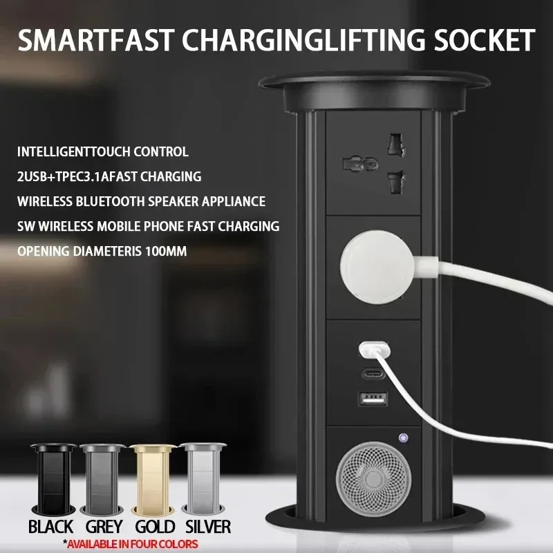 Tiras Eléctricas Cables De Extensión Sobretensión Toma De Escritorio ...