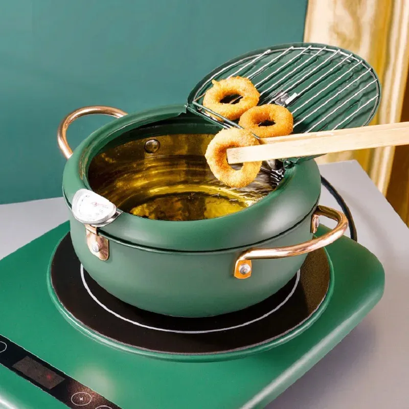 DHgate.com:Deep Fry Pans with Thermometer | Stainless Steel Temperature ...