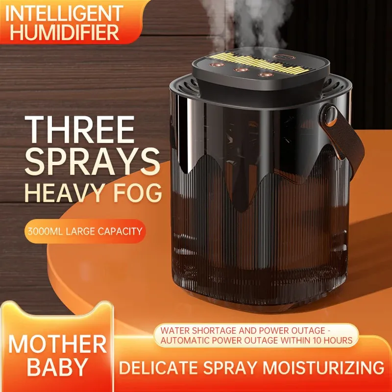 DHgate.com:3000ML Essential Oil Diffuser, USB Air Humidifier with Three ...