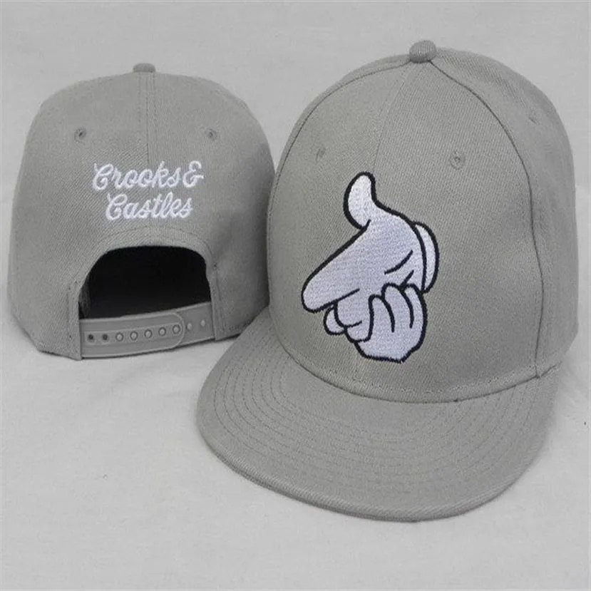 Crooks & Castles Snapback Hat - Stylish Gun N38 Design, Adjustable ...