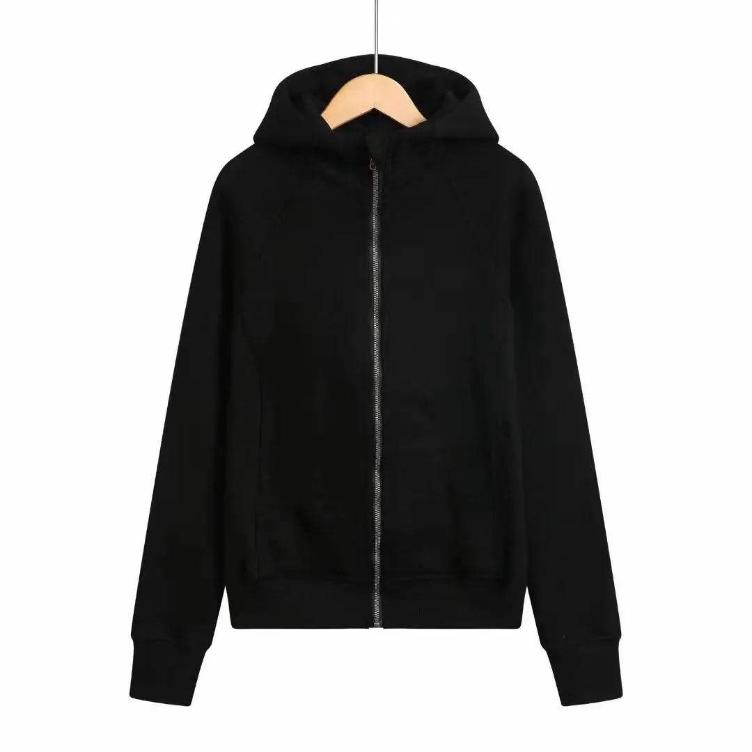 Women's Full Zip Yoga Hoodie - Brushed Fleece Workout Jacket, Track ...
