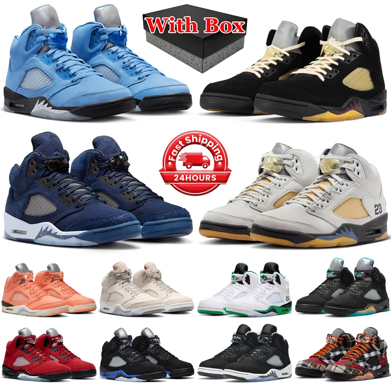 UNC University Blue Dusk Basketball Shoes: Sneakers With Box Mens ...