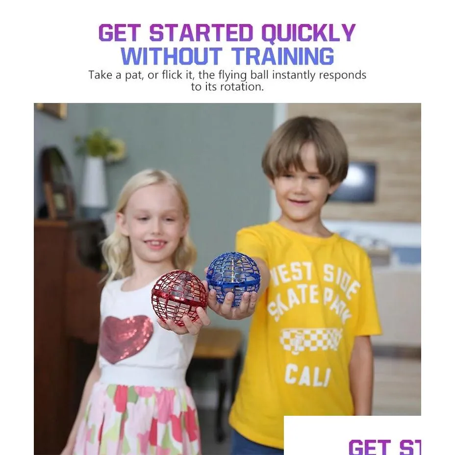 Led Flying Toys Flynova Pro Boomerang Soaring Spinner Ball With Endless ...