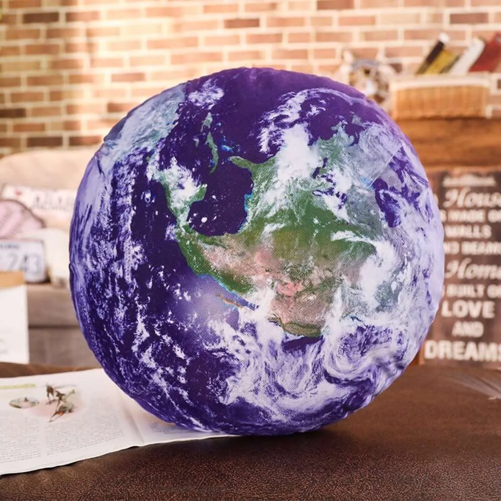3d Planet Cushion Solar System Sun Moon Earth Decorative Pillow For ...