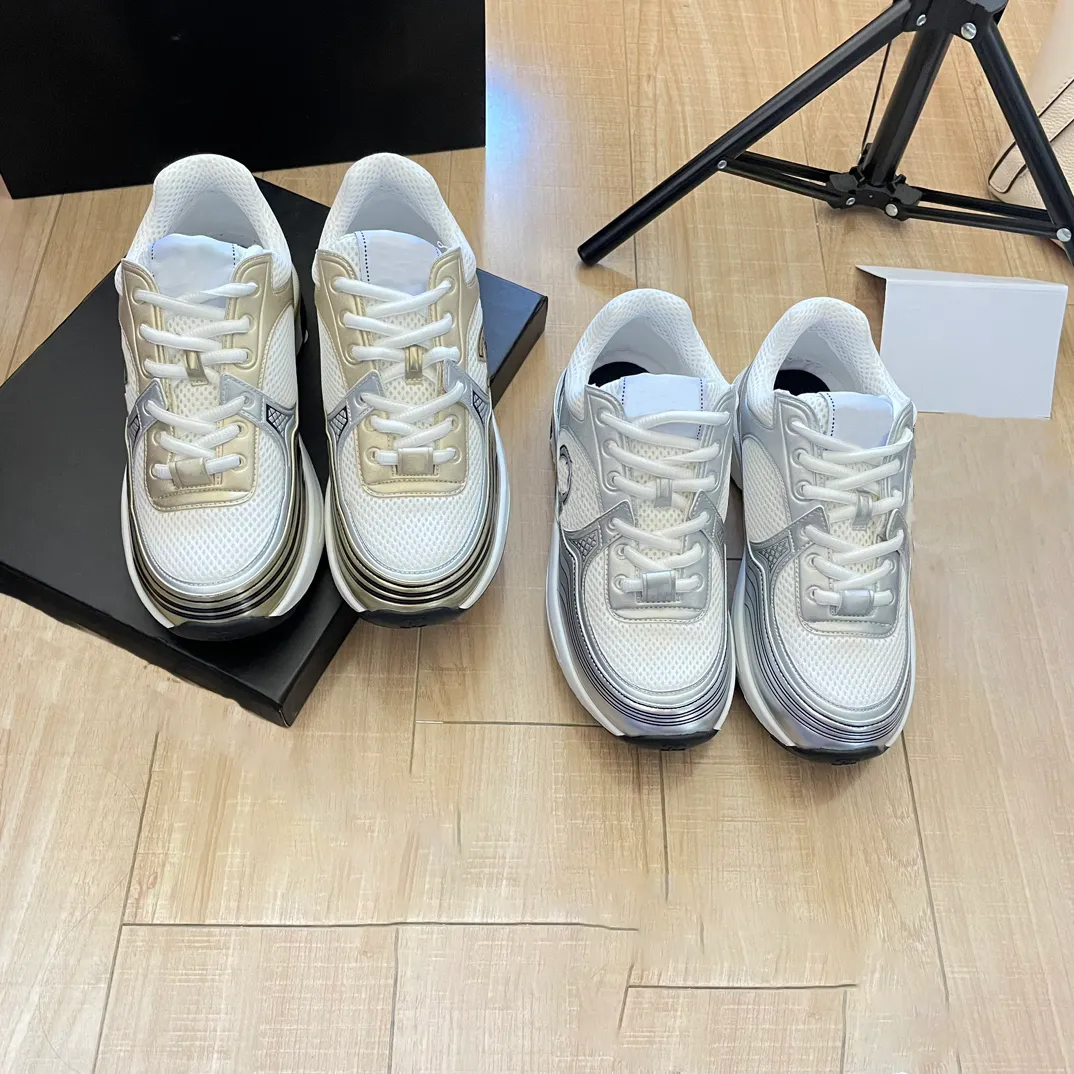 Womens Premium Reflective Lace Up Sneakers Calfskin Nylon Suede Effect ...