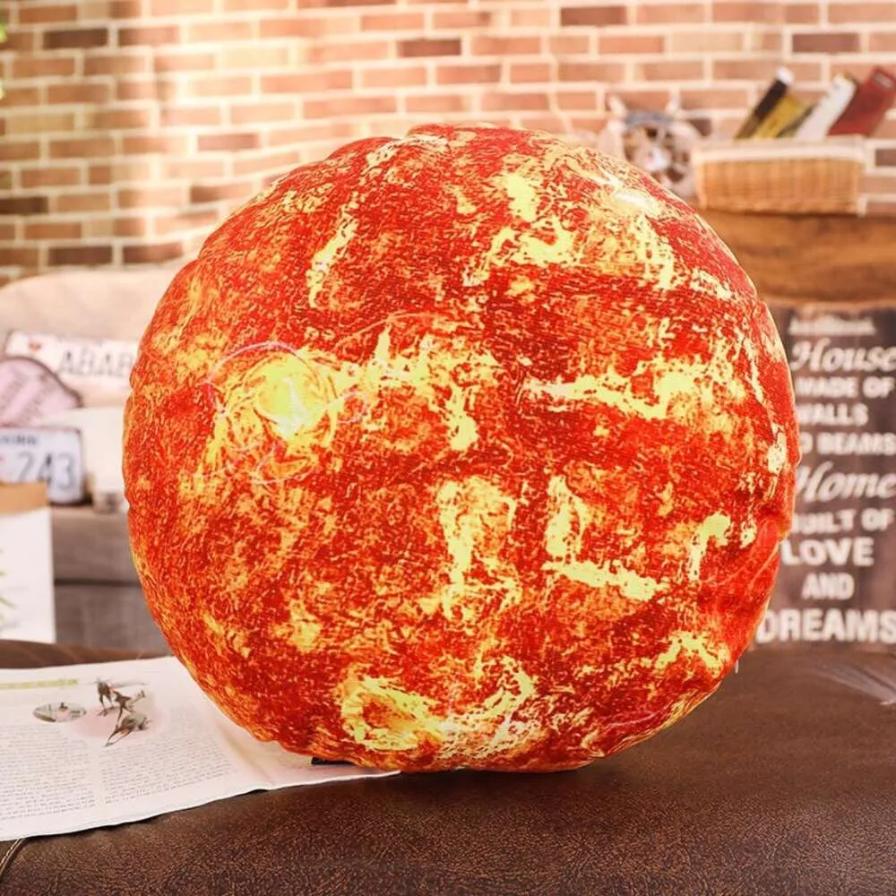 3d Planet Cushion Solar System Sun Moon Earth Decorative Pillow For ...