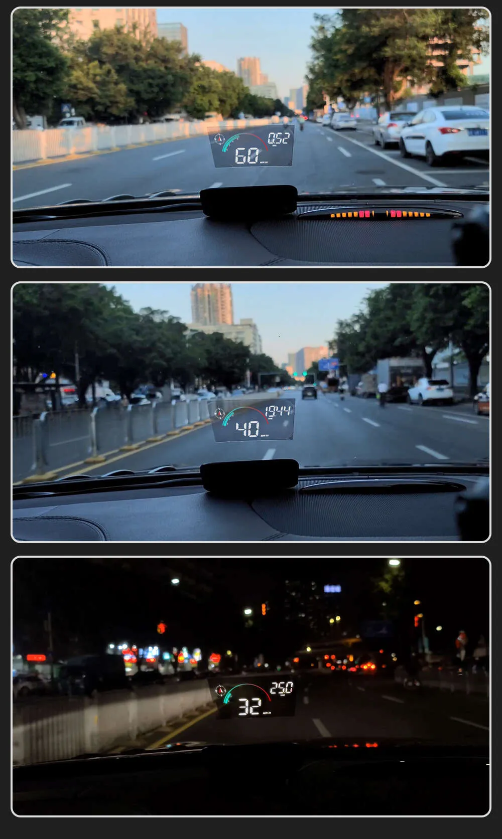 M22 Car HUD Head Up Display, Speedometer Projector Screen With ...
