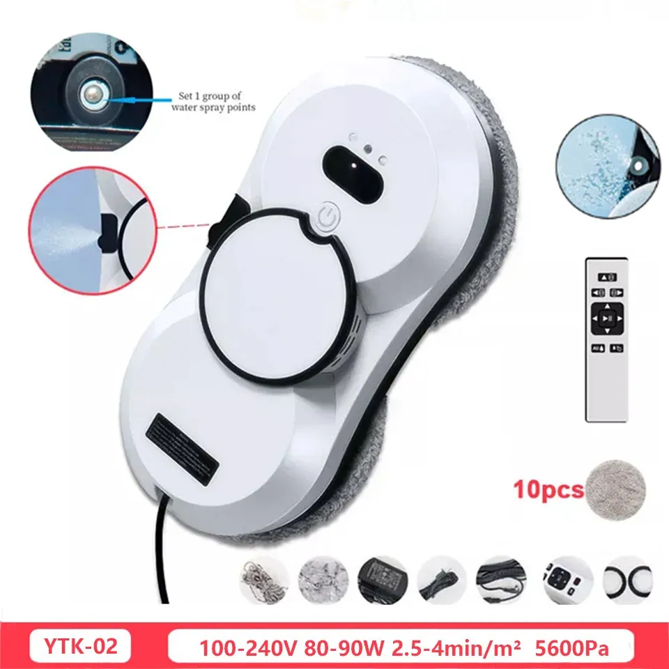 DHgate.com:Magnetic Window Cleaner, 5600PA Large Suction Electric Spray ...