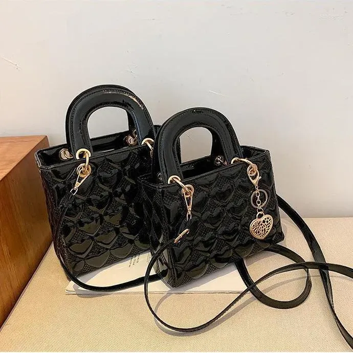 Evening Bags Heart Embossed Designer Leisure Handbags Chic Luxury ...