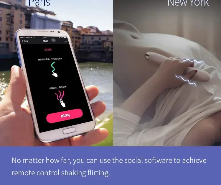 Vibradores LIBO APP Sex Vibrator Monster Vibrating Egg Teléfono Móvil Control Remoto Vibrador ...