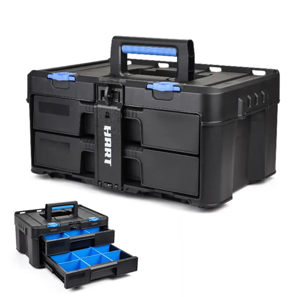 Hart Stack Two Drawer Wheeled Tool Chest For Modular Storage System And ...