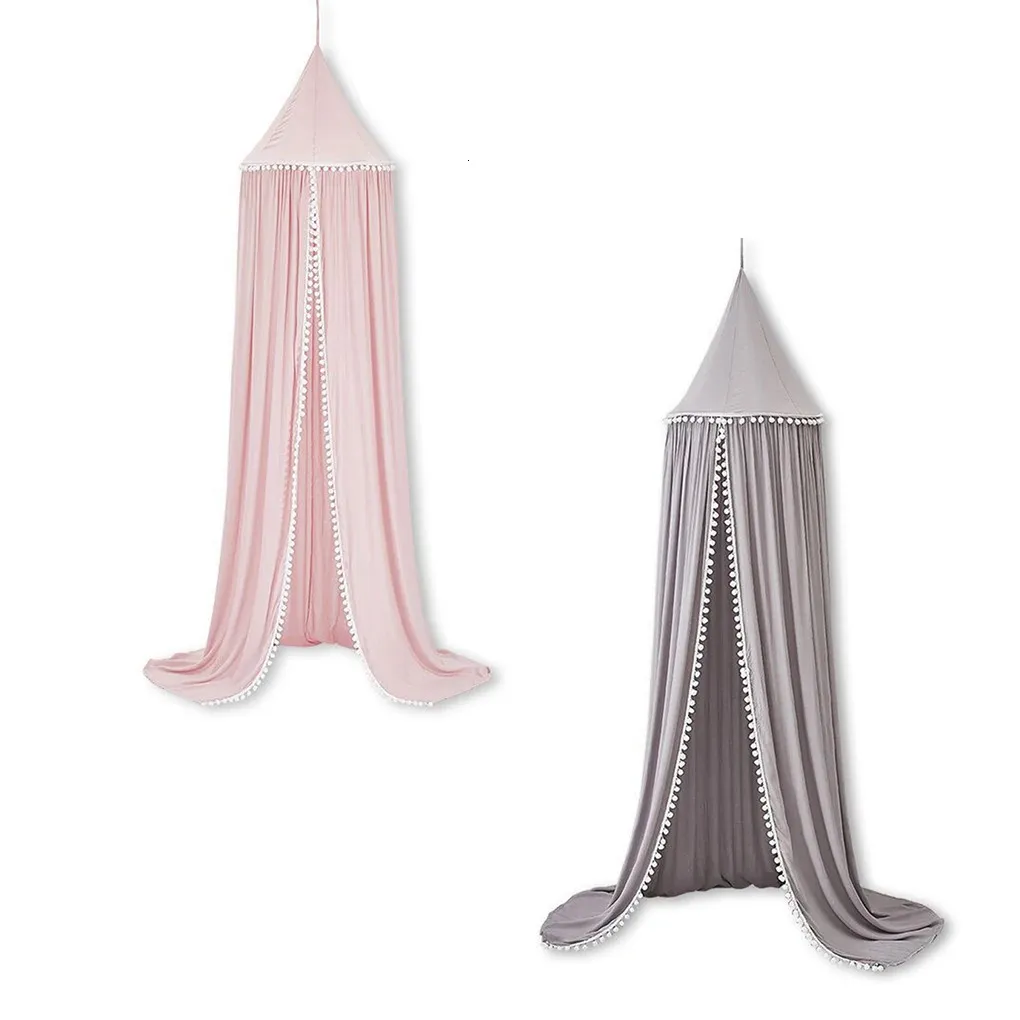 DHgate.com:Cotton Crib Netting Baby Mosquito Net Round Canopy Bed Tent ...