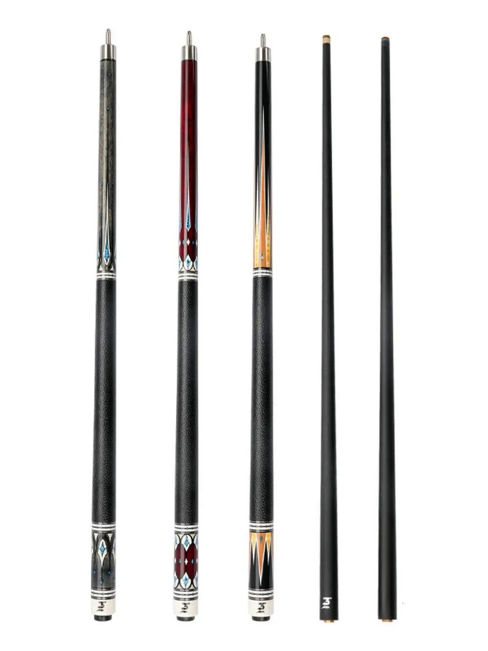 PREOAIDR 58 Forever Black Technology Carbon Energy 12 Pool Cue Stick ...