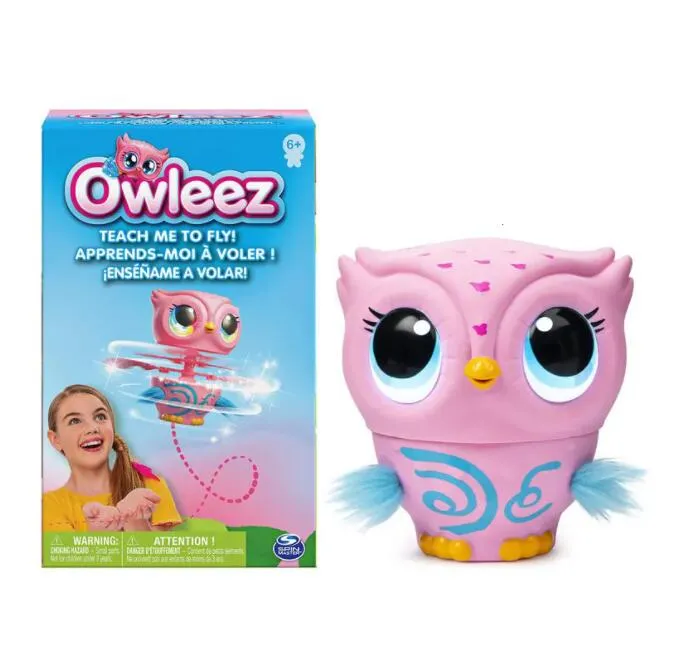 Electric RC Animals Owleez Flying Baby Owl Interactive Toys With Lights ...