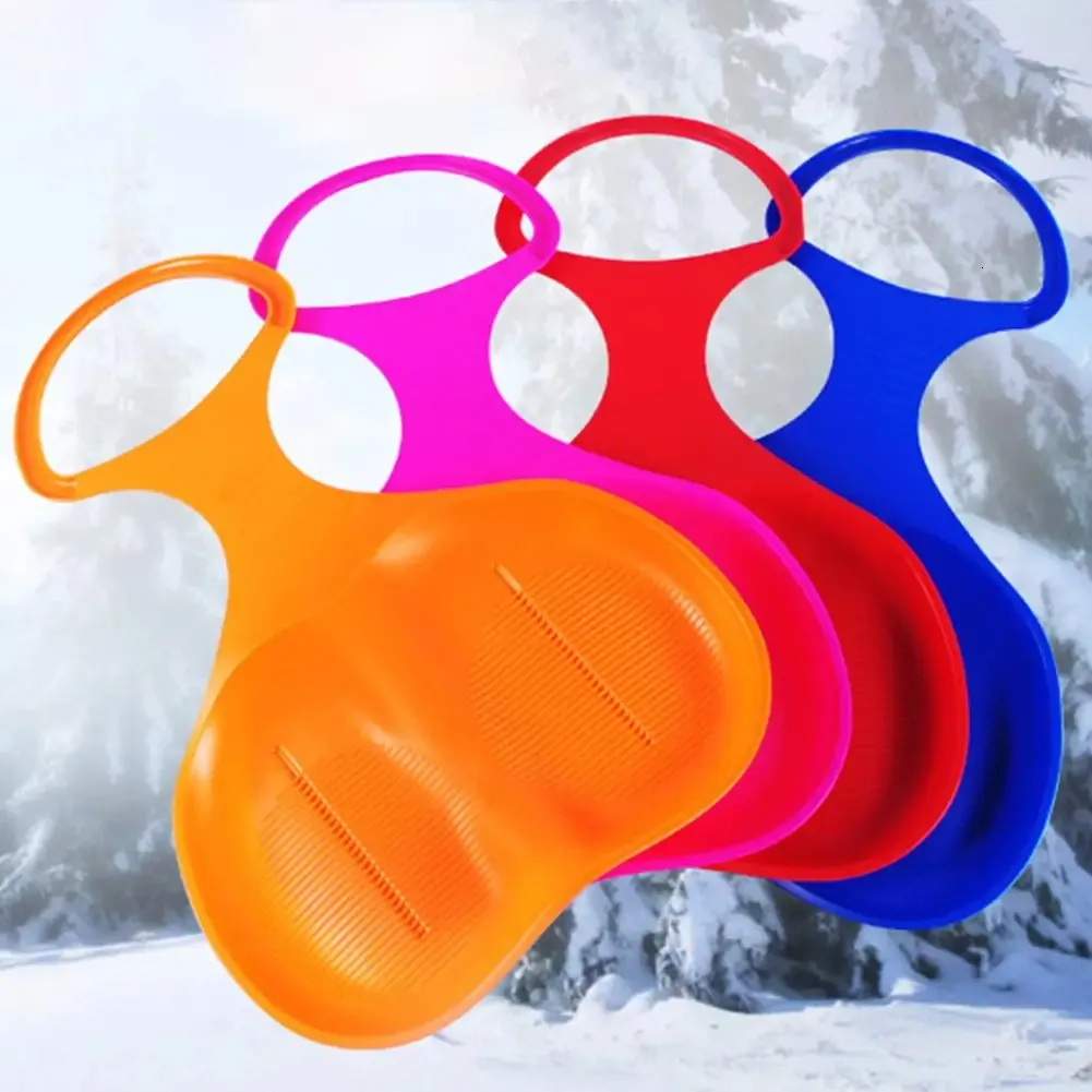 Sledding Outdoor Winter Sports Snow Skiing Pad Sled Sledge Skiing Board ...