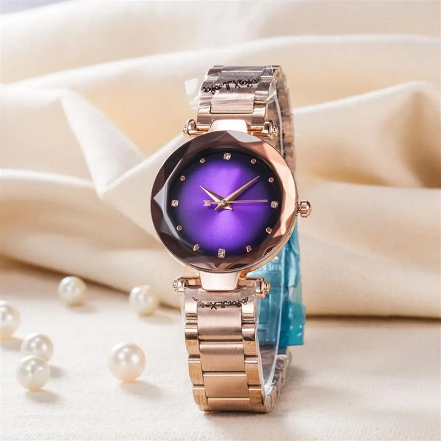 DHgate.com:Exquisite Crystal Embellished Steel Band Quartz Wristwatch ...