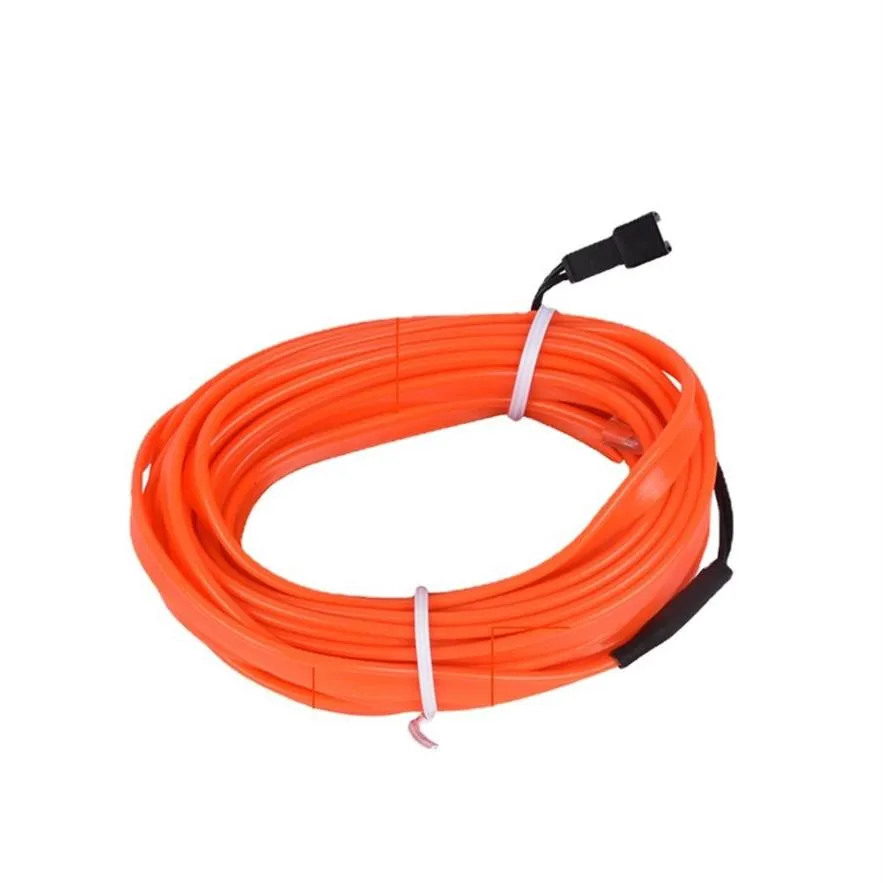 LED Neon EL Wire Rope Light Tube, 30M, 2 3mm DIY Strip, Flexible Glow ...