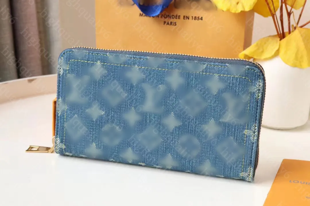 Designer Denim Wallets: Jacquard Fabric Card Holder, Stylish Coin And ...