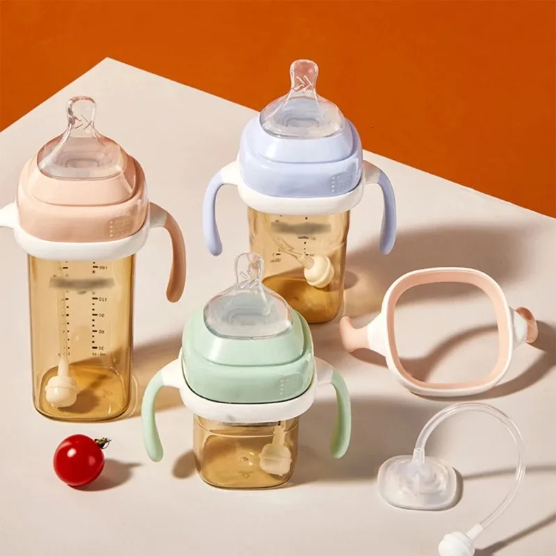 Easy-Grip Infant Feeder Bottles: Lightweight Square Design, Ideal for ...