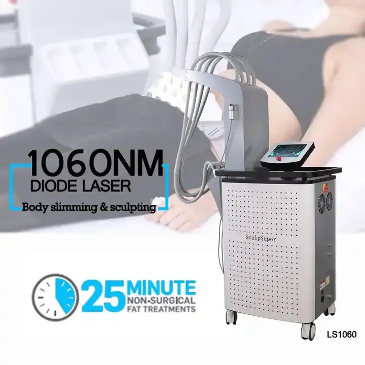 Newest Effective Fat Reduction 1060 Nm Diode Laser Body Contouring Skin ...