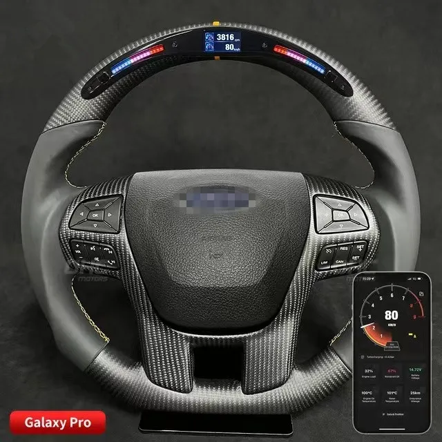 DHgate.com:Carbon Fiber LED Steering Wheel for Ford Car Accessories ...