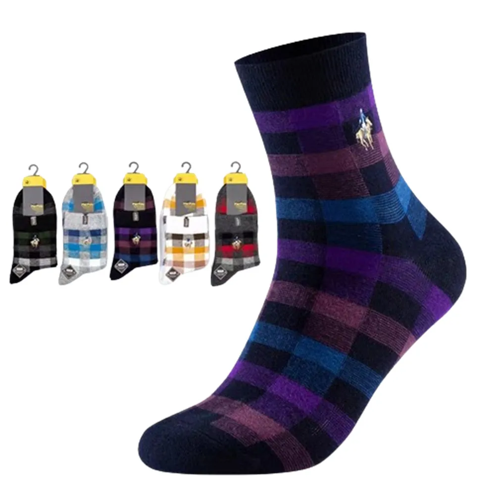 DHgate.com:12 Pairs of Combed Cotton Socks, Authentic Gift Box Socks ...