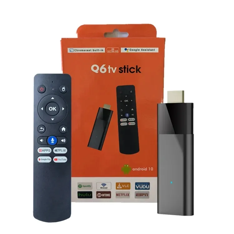 Q6 H313 2GB/16GB 4K Android 10 TV Box, Voice Remote, Smart Android TV ...