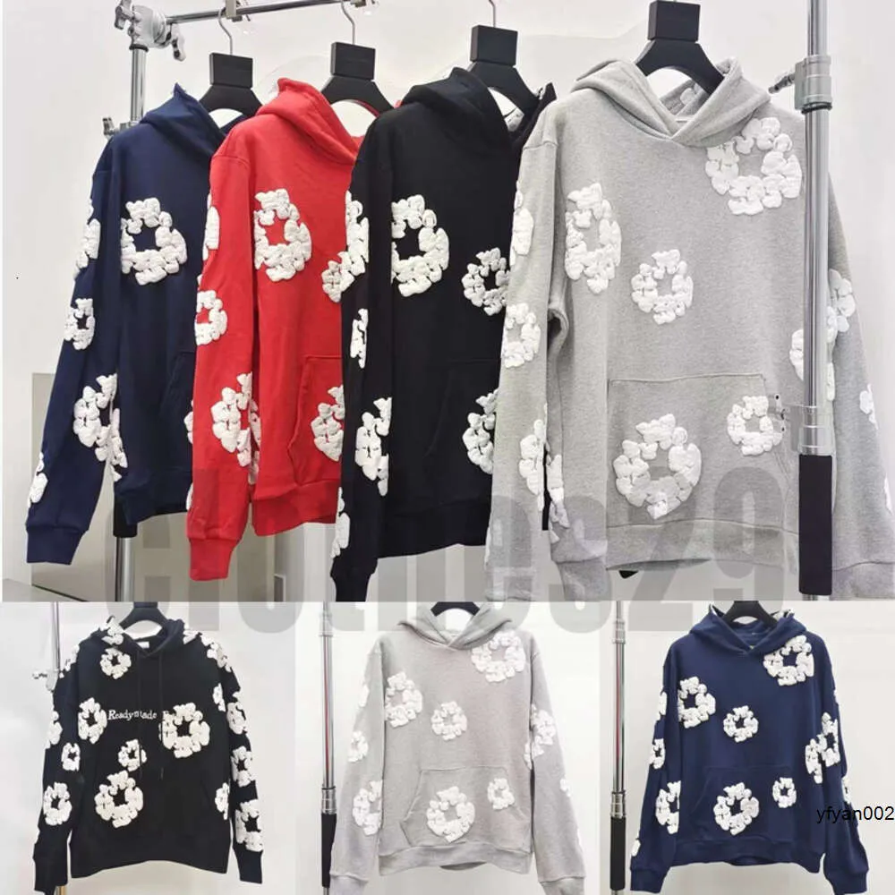 DHgate.com:Embroidered Unisex Tears Denim Cotton Hoodie DHgate.com:Embroidered Unisex Tears Denim Cotton Hoodie