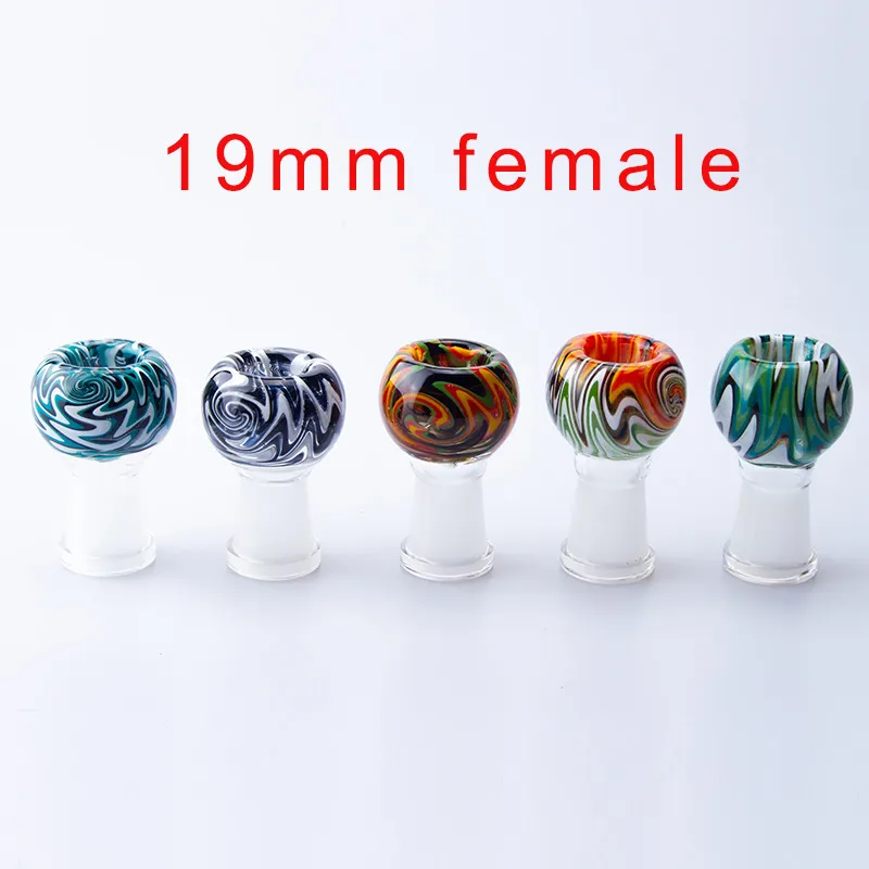 CSYC Smoking Pipe Dab Rig Glass Bongs Bowls Double Heady Color Handle ...