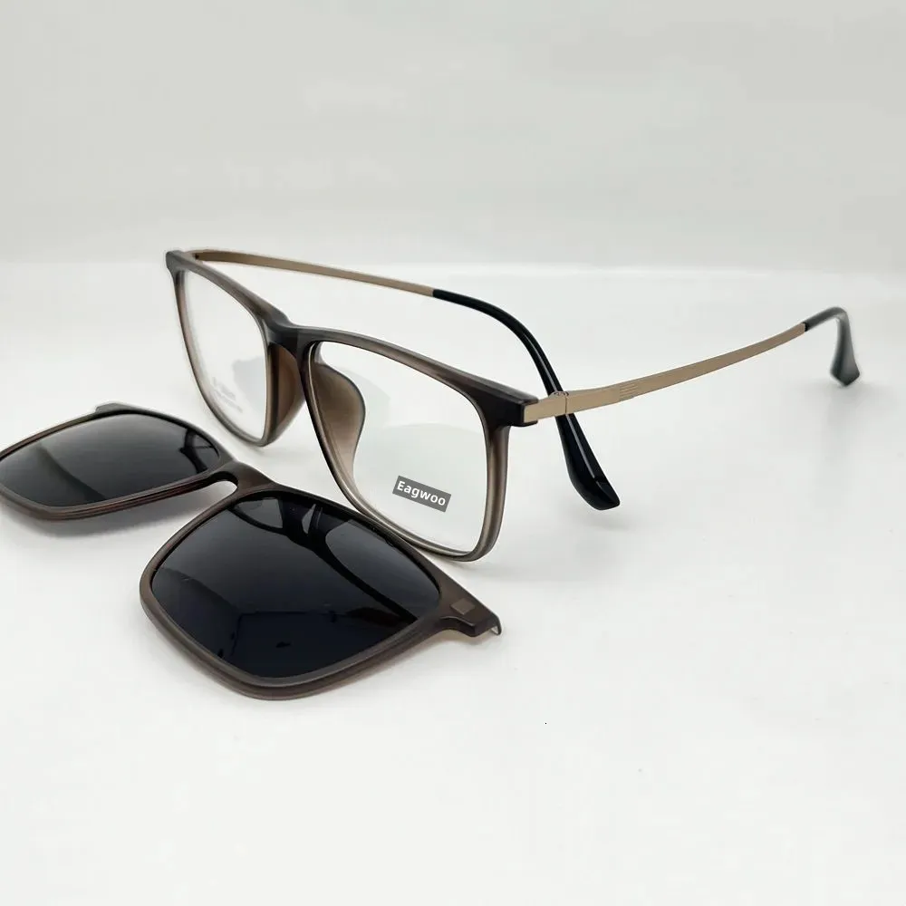 DHgate.com:Men's Square Magnetic Sunglasses Frames Full Rim Optical ...