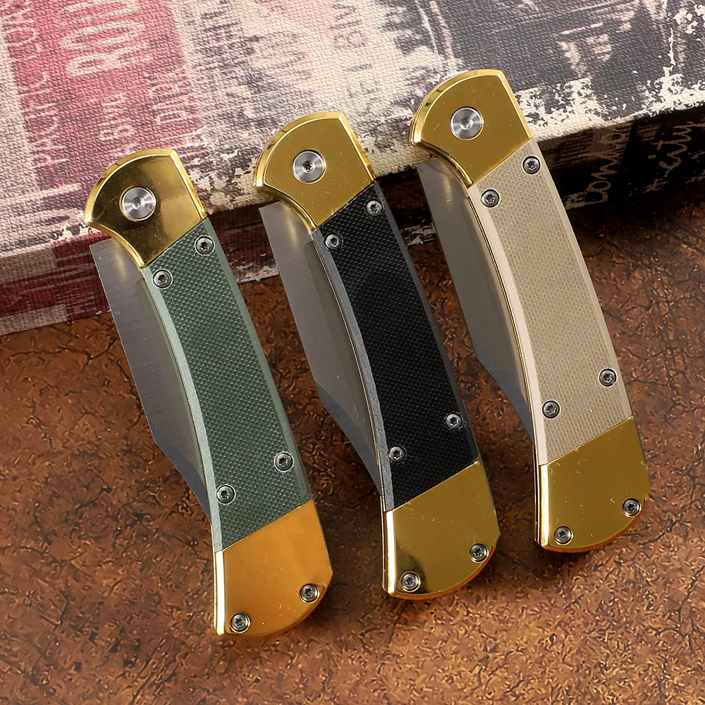 Premium Folding Pocket Knife - 440C Blade, G10 Handle - Camping ...