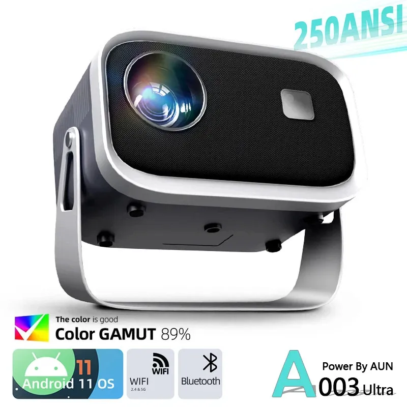 Proyectores Aun A003 Ultra Mini Proyector Portátil Cine En Casa Sistema Android 11 WIFI ...