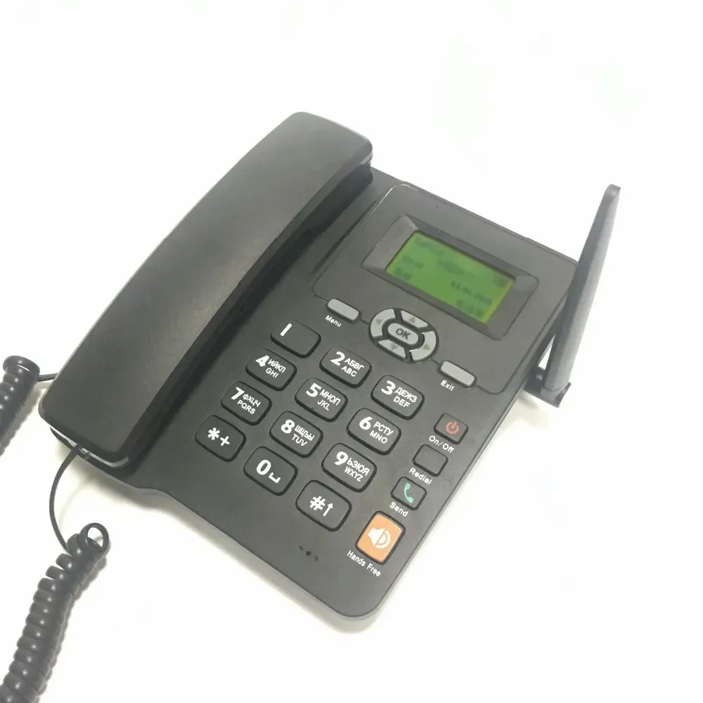 Dual SIM GSM Wireless Home Phone With FM Radio & Wall Mount Desktop ...