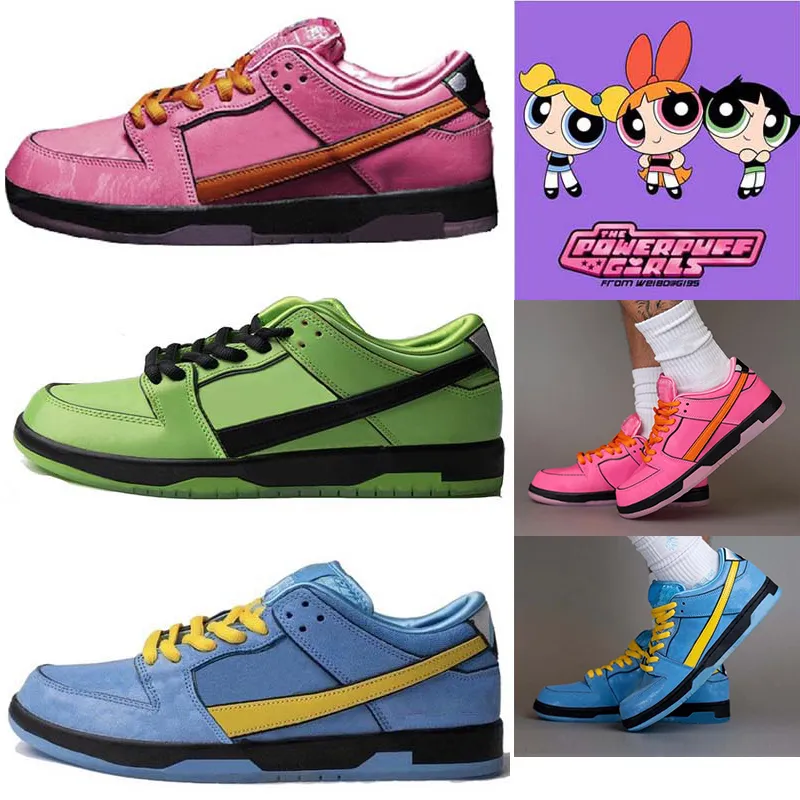 Powerpuff Girls Low Cut Kids Running Shoes In Deep Royal Blue, Chill ...