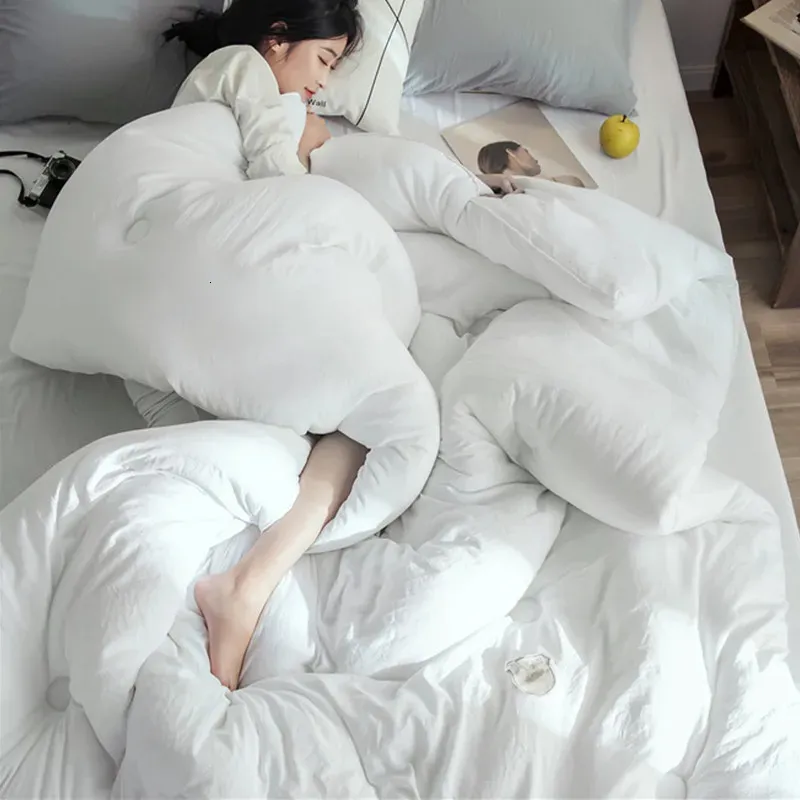 DHgate.com:White GooseDuck Down Comforter Set | 100% Cotton Cover | Luxury Duvet Insert | Winter ...