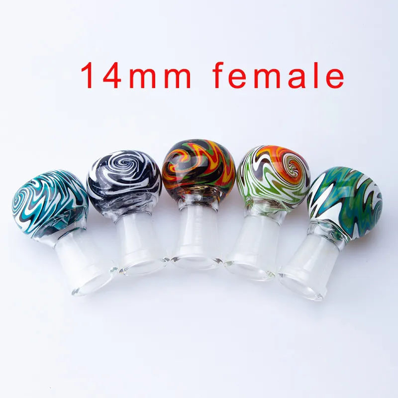 CSYC Smoking Pipe Dab Rig Glass Bongs Bowls Double Heady Color Handle ...