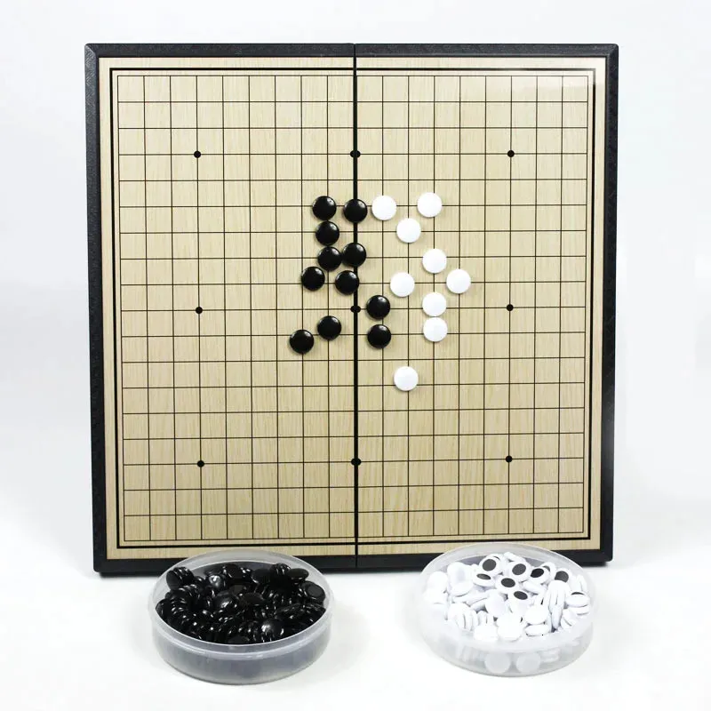 Chinesische Weiqi Go Game Set: Magnetic Folding Board Checkers, 23x23 ...
