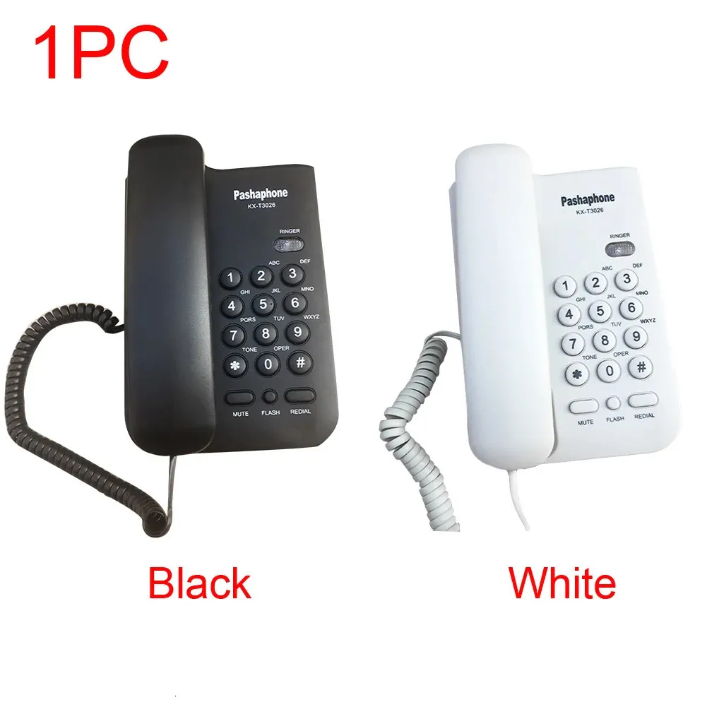 Table Telephone Mini Portable Corded Phone Wall Mounted Business ...
