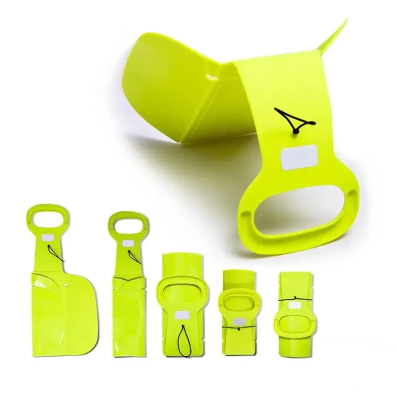 Portable Snow Sled for Kids - Foldable Snowboard with Handle, Winter ...