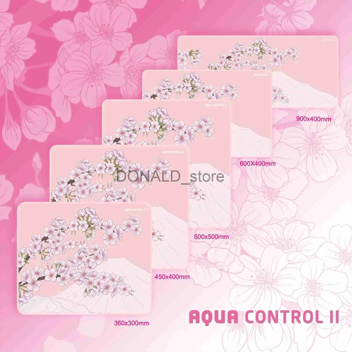 DHgate.com:Xraypad AC2 Aqua Control 2 Sakura Mouse Pad, 400x400x4mm, Cherry Blossom Pink ...