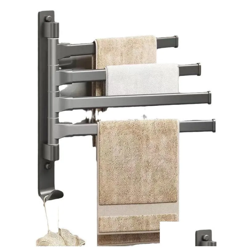 DHgate.com:Non-Slip Rotating Towel Rack | Movable Punch-Free Towel Bar ...