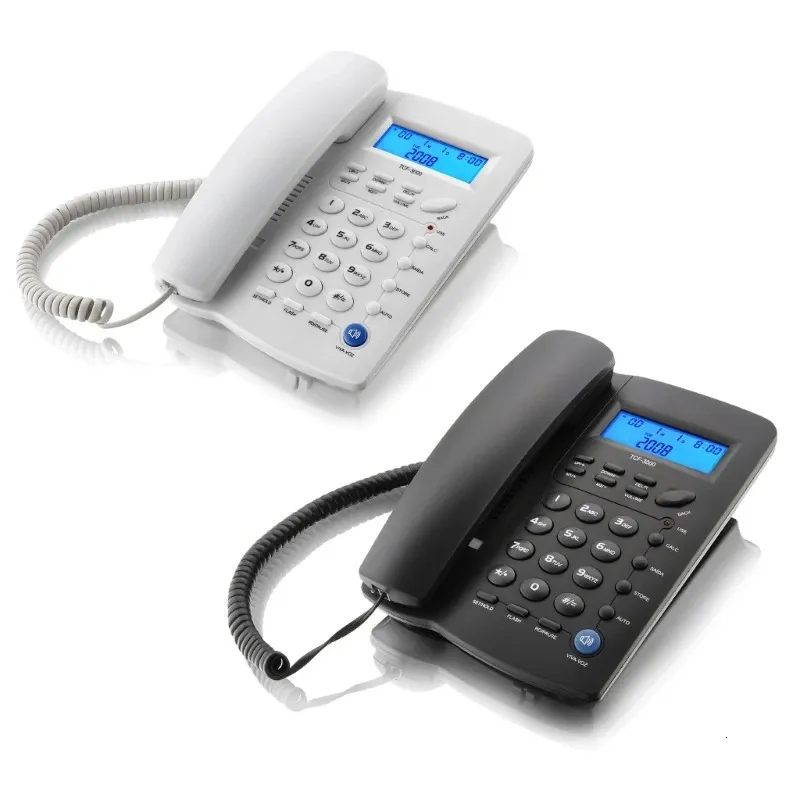Wired Telephone For Home: Desktop Corded Phone With Big Buttons, Ideal ...