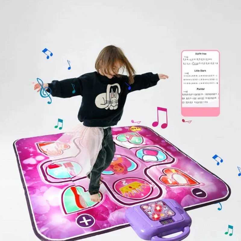 Interactive Interactive Piano Music Mat For Kids Dance Blanket Pad With ...