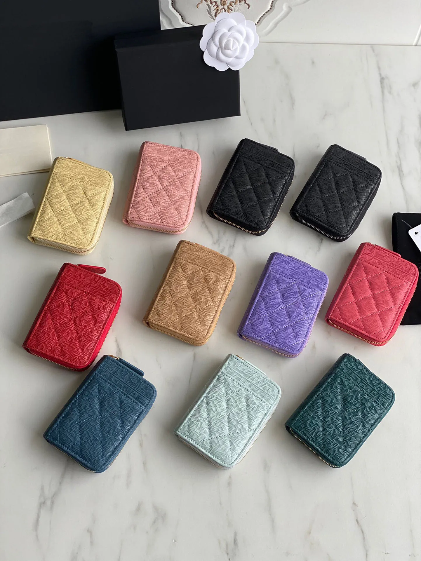 Premium Leather Key Holder Wallet & Coin Purse - Designer Style, Shop ...