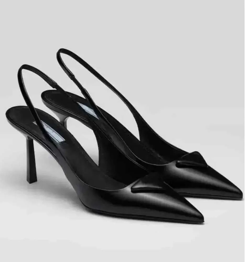 Dress Shoes: Elegant Summer Triangle Brushed Leather Sandals for Women ...