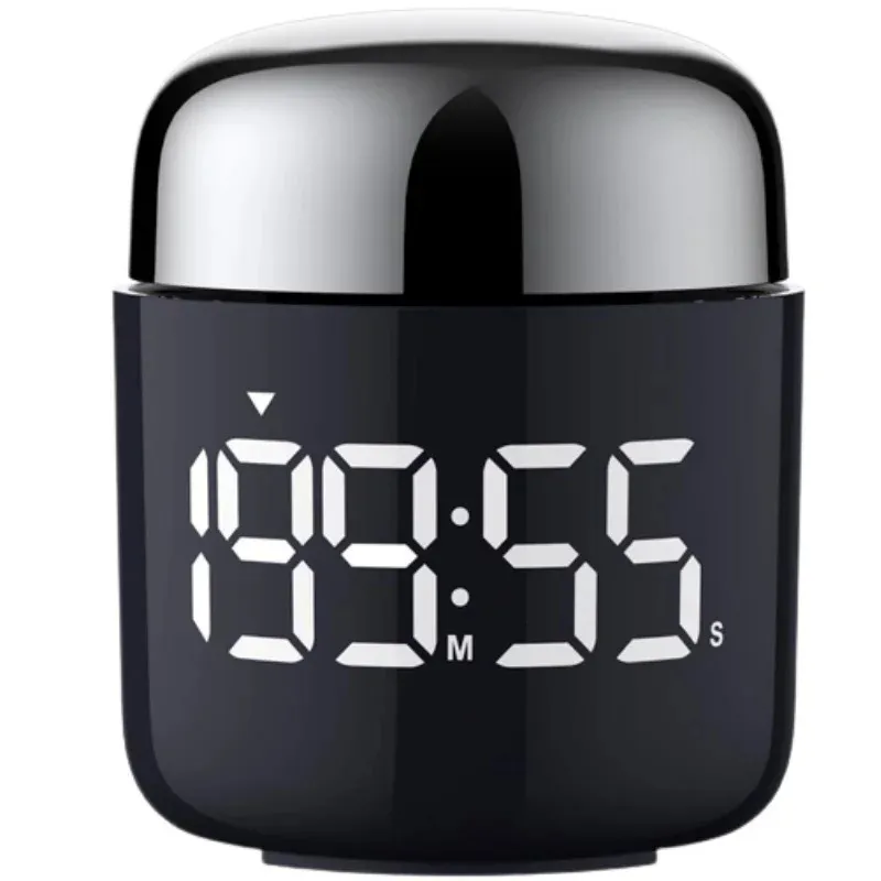 LED Digital Kitchen Timer, 12/24H Clock, Countdown Timer, Alarm Clock ...