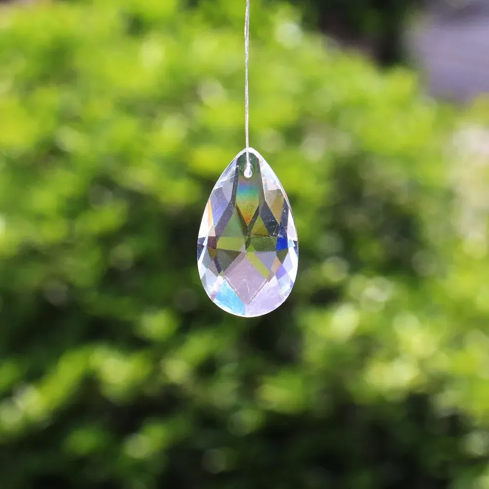 DHgate.com:Clear Glass Teardrop Prisms for Chandelier, Suncatcher, and ...
